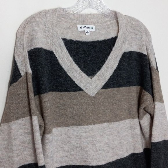 Macaroon | Sweaters | Macaroon Acrylic Sweater Womens S Casual Soft ...